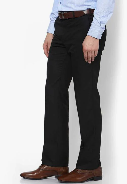 Buy AD & AV Men Coffee Brown Solid Synthetic Pack Of 3 Formal Trousers Online at Best Prices in ...