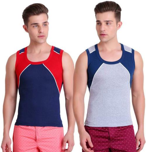 Buy T.T. Men Solid Pack of 2 Vest Online at Best Prices in India - JioMart.