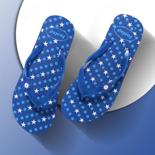 Buy Footup Light Weight Sky Blue Slippers For Women (Pack of 1) Online ...