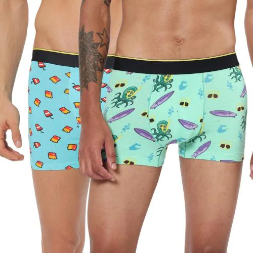 Buy bummer Printed Trunks For Men | Micro Modal Fabric Feels Soft & Cozy | 4 Way Stretch ...