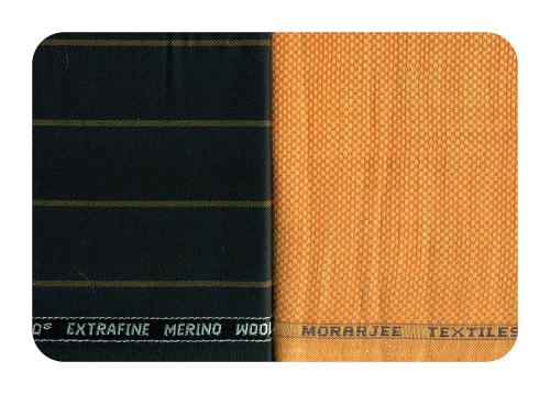 Buy Cloth Zones Men Orange or Black Shirt and Trouser Fabric Set ...