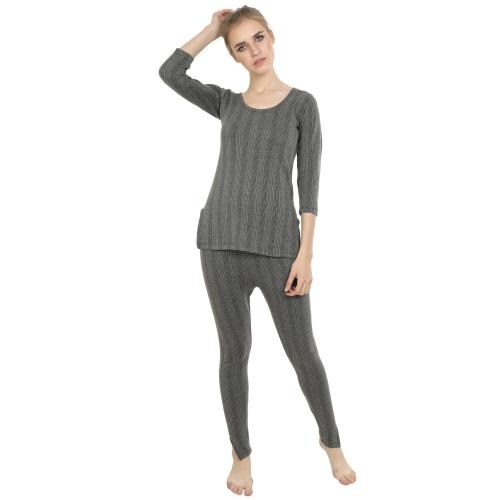 Buy ZEFFIT Dark Grey Solid Cotton Thermal Sets Online at Best Prices in India - JioMart.