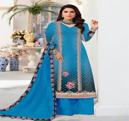 Buy KSUT Unstitched Muslin Cotton Digital Print Suits For Women-B8 ...