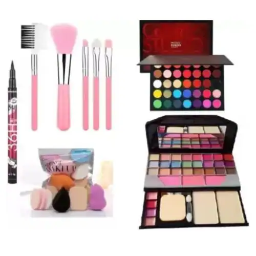 Buy Pink spirit cosmetics 6155 makeup kit with color studio and 5in1 ...