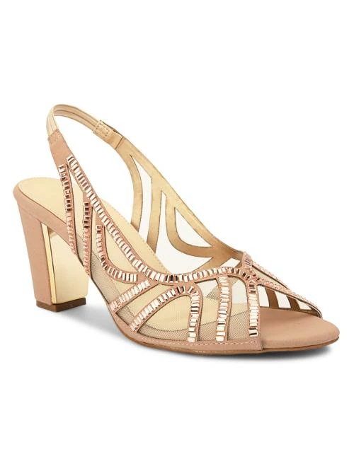 Buy Pelle Albero Rose Gold wedges sandal For Women Online at Best ...