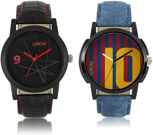 Buy Lorem Analog Multicolor Watch for Men (LR08-10) Online at Best ...