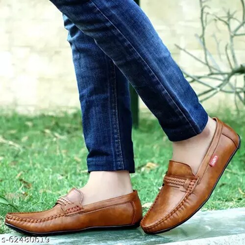 Buy TE SHOES Premium Loafers For Men (Tan) Online at Best Prices in ...