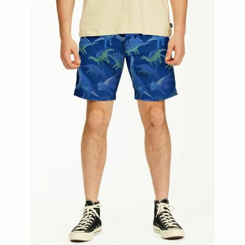 Buy Rad Prix Men Cobalt Blue animal Printed sports Shorts Online at ...