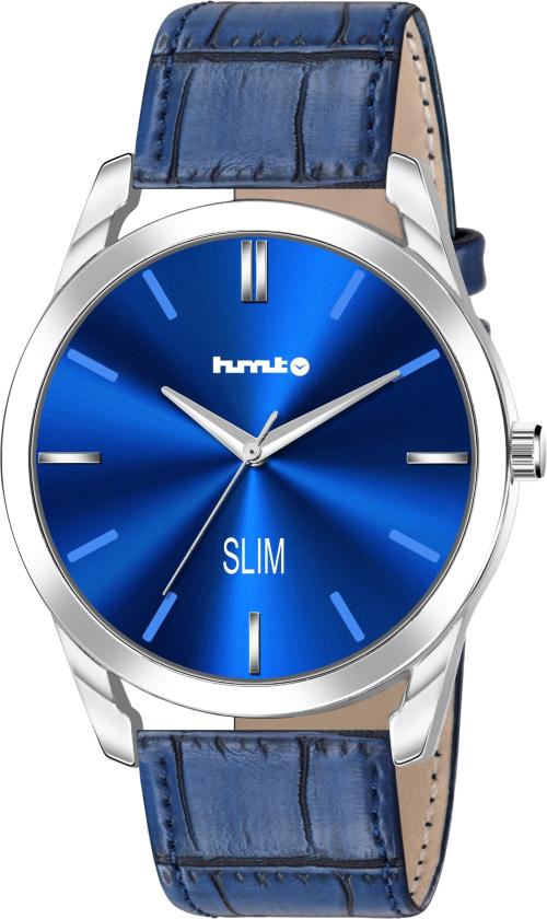 HMTO Slim Classic Analog Blue Strap Watch For Men And Women (HMTO11 ...