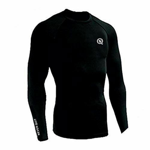 Buy Never Quit Compression Swimming Tshirt Full Sleeves for Men Online ...