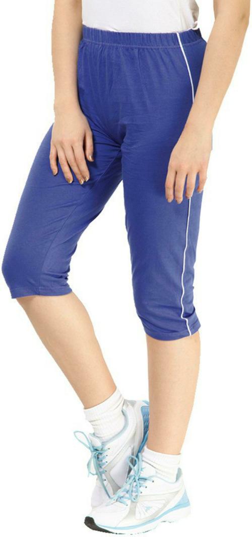 Espresso Women Dark Blue Capris Pack of 1 (M) - JioMart