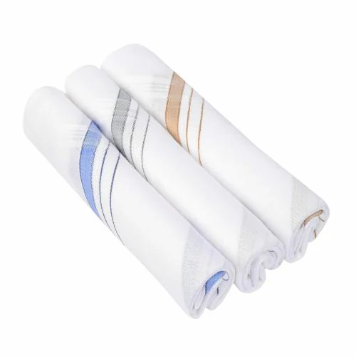 Buy Ralish Cotton Premium Handkerchief Hanky for Men's Pack of 3 Online ...