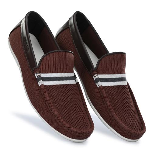 Buy Prolific Men's Airy Mesh Loafers Brown Online at Best Prices in ...
