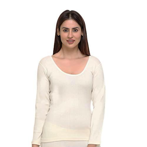 Buy Warmzone Women Off-White 100 Percent Pure Wool Top Thermal (S) Online at Best Prices in ...