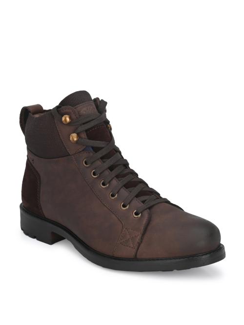 Buy Delize Mens Brown Derby Boots Online at Best Prices in India - JioMart.