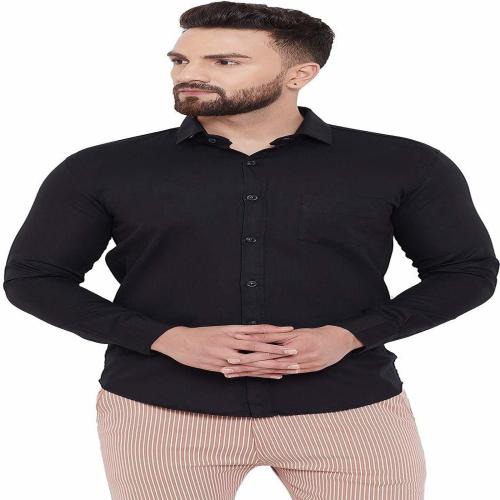 Buy TOROLY Men Solid Casual Black Shirt () Online at Best Prices in ...