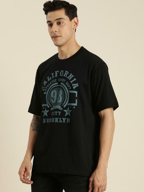 Buy Dillinger Black Typographic Oversized T-shirt Online at Best Prices in India - JioMart.