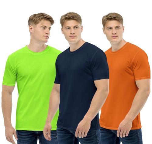 Buy CLOTHINK HUB Men's Regular Fit Half Sleeve Plain Solid Casual Wear ...