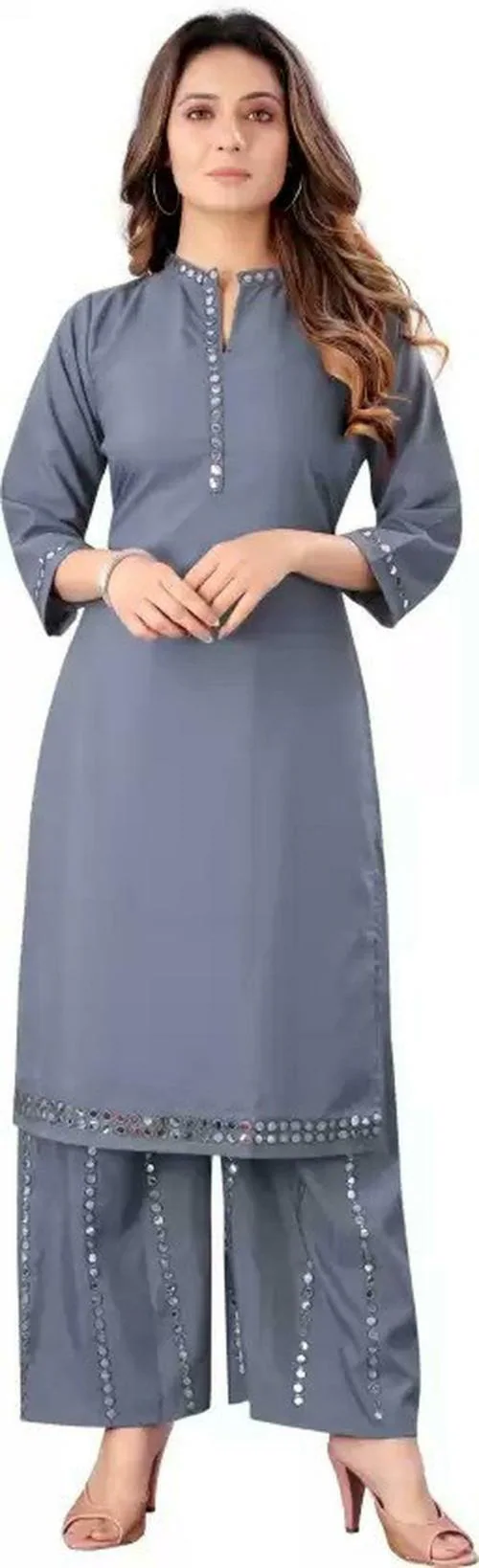 Buy Helwin Desiner Women Kurta Palazzo Set Online at Best Prices in ...