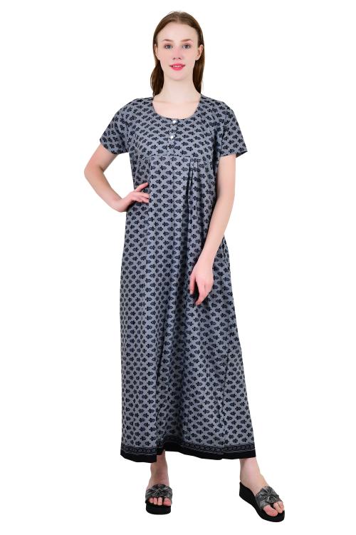 Buy Redglo Women's Cotton Printed Nighty / Night Wear/ Super Soft ...