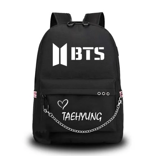 Buy CLUCI BTS TAEHYUNG School Bags for Kids Girls, College Backpack ...