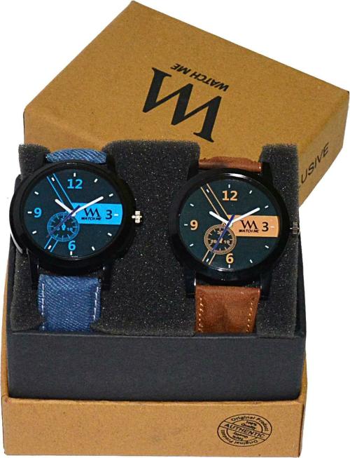 Buy WM Analog Multicolor Dial Multicolor Strap Watch for Men (WMC-004 ...