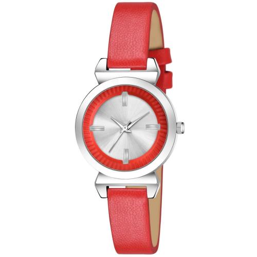 Buy The Shopoholic Analog Red Dial Red Strap Watch For Women Online at ...