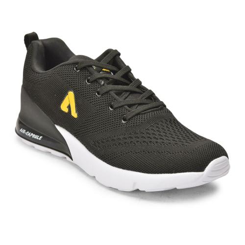 Buy Aqualite Mens Black, Mustard Running Shoes Online at Best Prices in ...