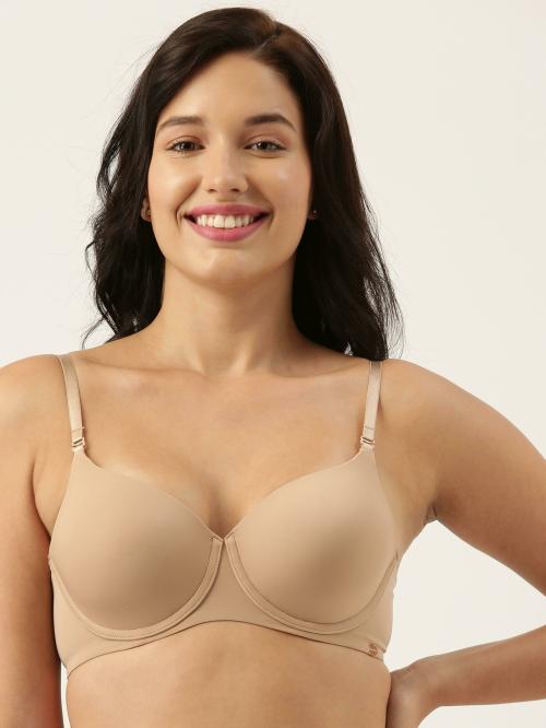 Buy Enamor Womens F057-Ecolite Crush Proof Cups T-Shirt Bra Online at Best Prices in India ...