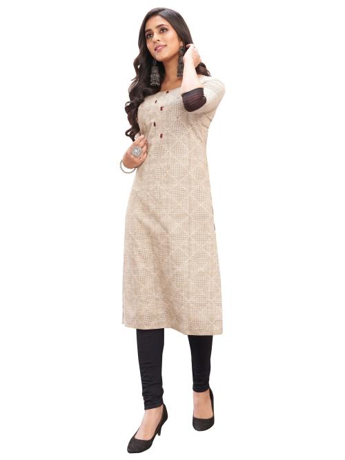Buy Jevi Prints Women's Pure Cotton Jaipuri Kurti Online at Best Prices ...