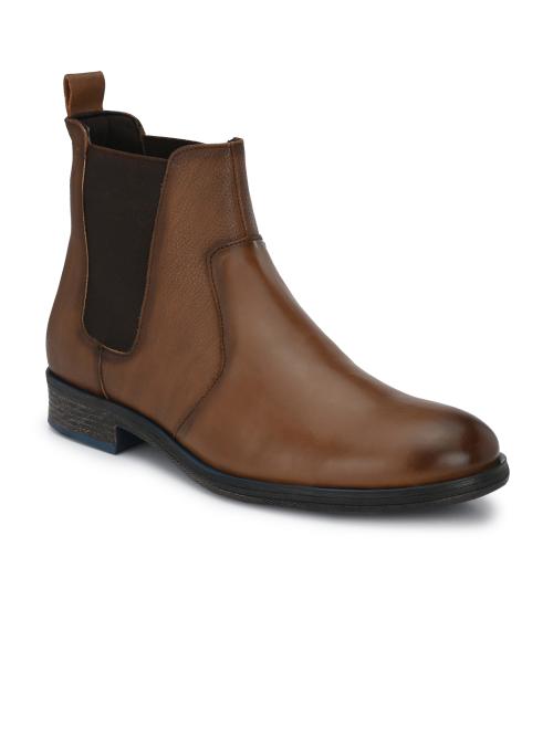 Buy Delize Mens Brown Chelsea boot Online at Best Prices in India ...
