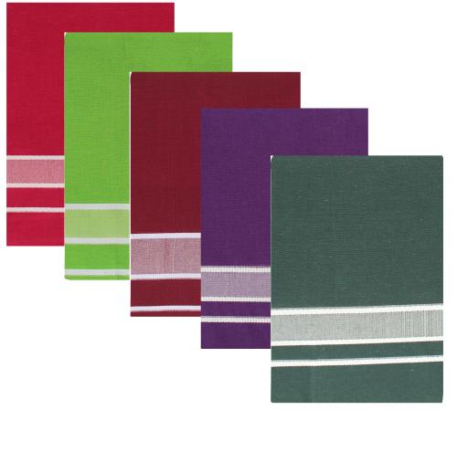 Buy TAVASU Kerala Fancy Colored Cotton Dhoti 02 Meters - Pack of 05 ...