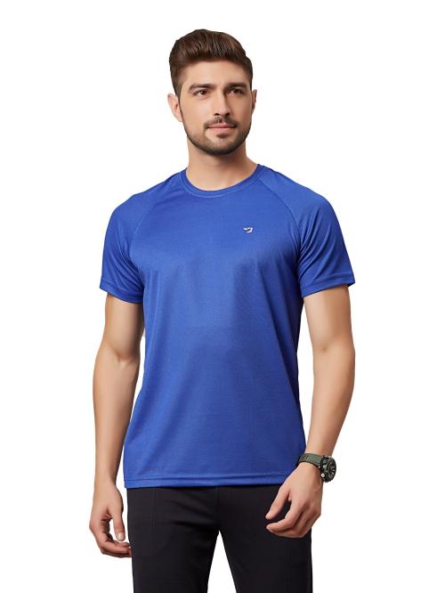 Buy BODYMARK Royal Men's Round Neck Sports Half Sleeve T-Shirt Online ...