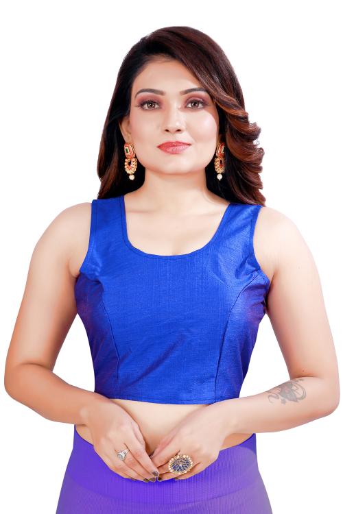 Buy BRIVA Women's For Deep Neck Padded Plain Blouse Online at Best Prices in India - JioMart.