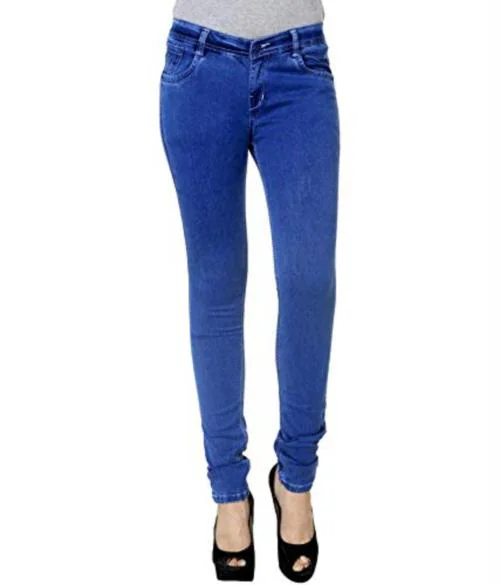 Buy RJ COLLECTION Women Dark Blue Denim Slimfit Jeans (28) Online at ...