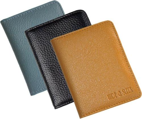 Buy HIDE & SLEEK 6 Card Holder (Set of 3, Multicolor) Online at Best ...
