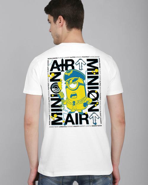 Buy Young Men Minion 2 Printed White Tshirt Online at Best Prices in ...