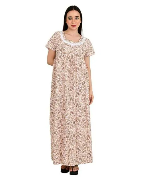 Buy Monal Ladies Nightgown and Nighty,Cotton Nighty for Women Online at ...