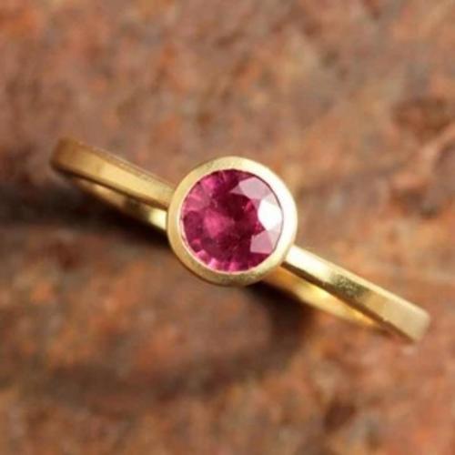 Buy Chopra Gems & Jewellery Brass Original Ruby Manik Ring (Men and Women) - Free size (Ring_RC ...