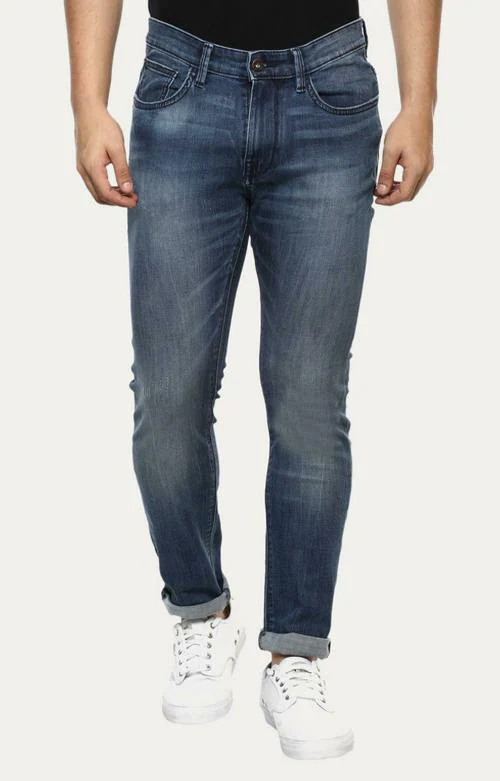 Buy Celio Blue Solid Slim Fit Jeans Online at Best Prices in India ...