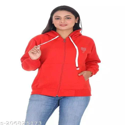 Buy M PLUS Women Sweatshirt red Size L Online at Best Prices in India - JioMart.