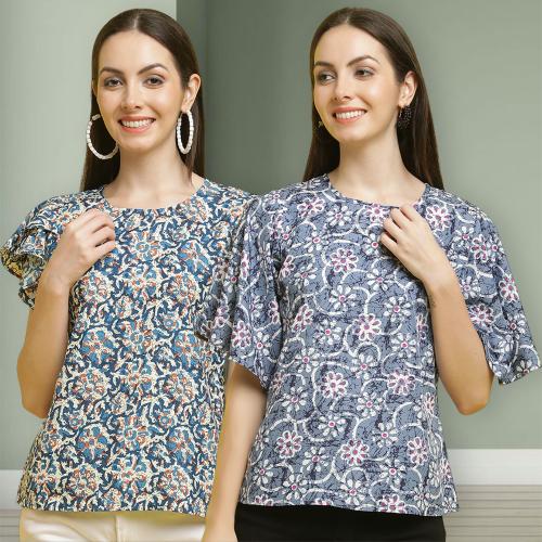 Buy Poshyaa Premium Trendy Tops & Tunics For Women - Pack of 2 Online ...