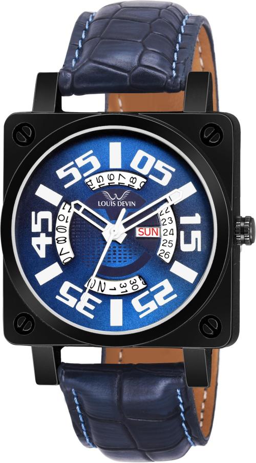Buy Louis Devin Analog Blue Watch For Men (Ld-Bk050-Blue) Online at ...