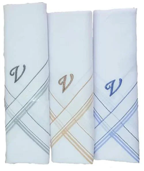 Buy Antonia Cotton Handkerchief Customised With Initials Online at Best ...
