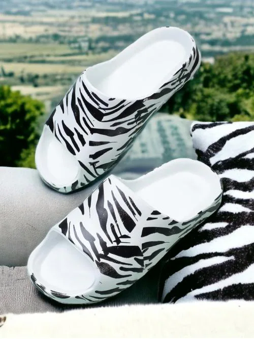 Buy Pampy Angel YEE All Zebra Slipper Slides Flip Flops for Men Online ...