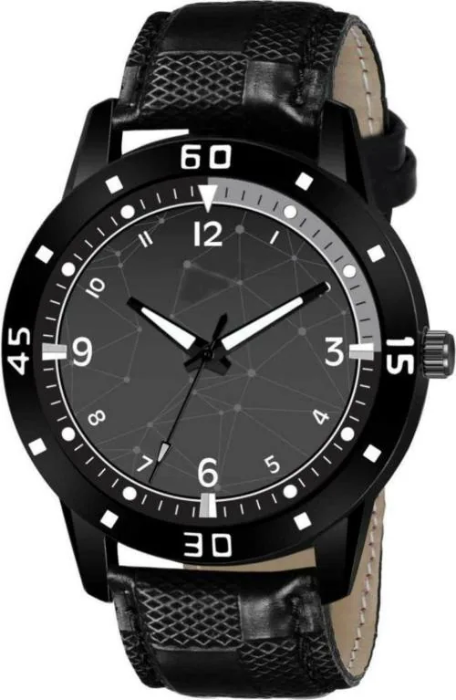 Buy Bolun Analog Black Dial Black Strap Watch For Men Online at Best ...