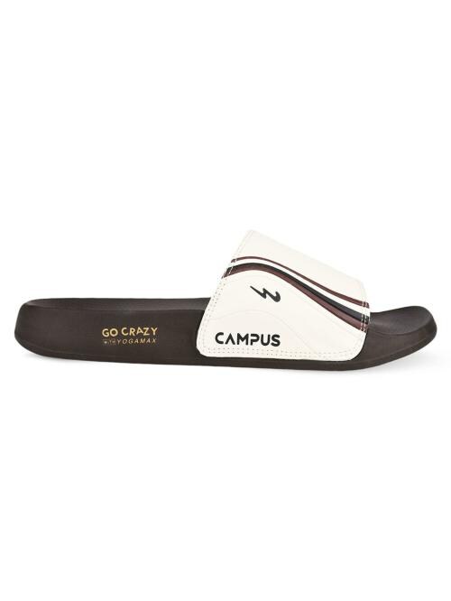 Buy Campus SL-417A White Men's Sliders Online at Best Prices in India ...