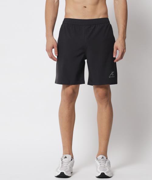 My Swag Men's Grey Color Solid Running Shorts - JioMart