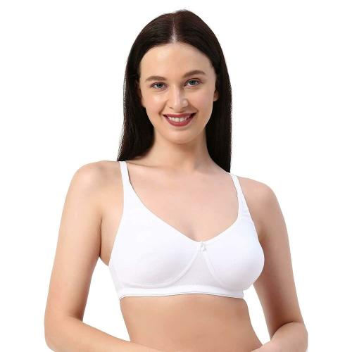 Buy Planet Inner Women White Polycotton T-Shirt Bra (34C size) Online at Best Prices in India ...