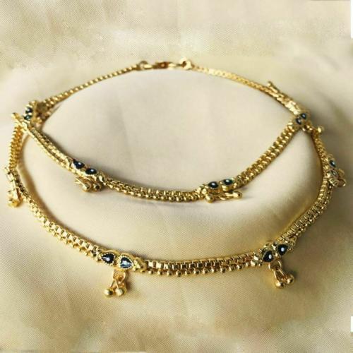 Buy Abdesigns Brass Anklet Suitable for Women - Pack of 2 Online at Best Prices in India - JioMart.
